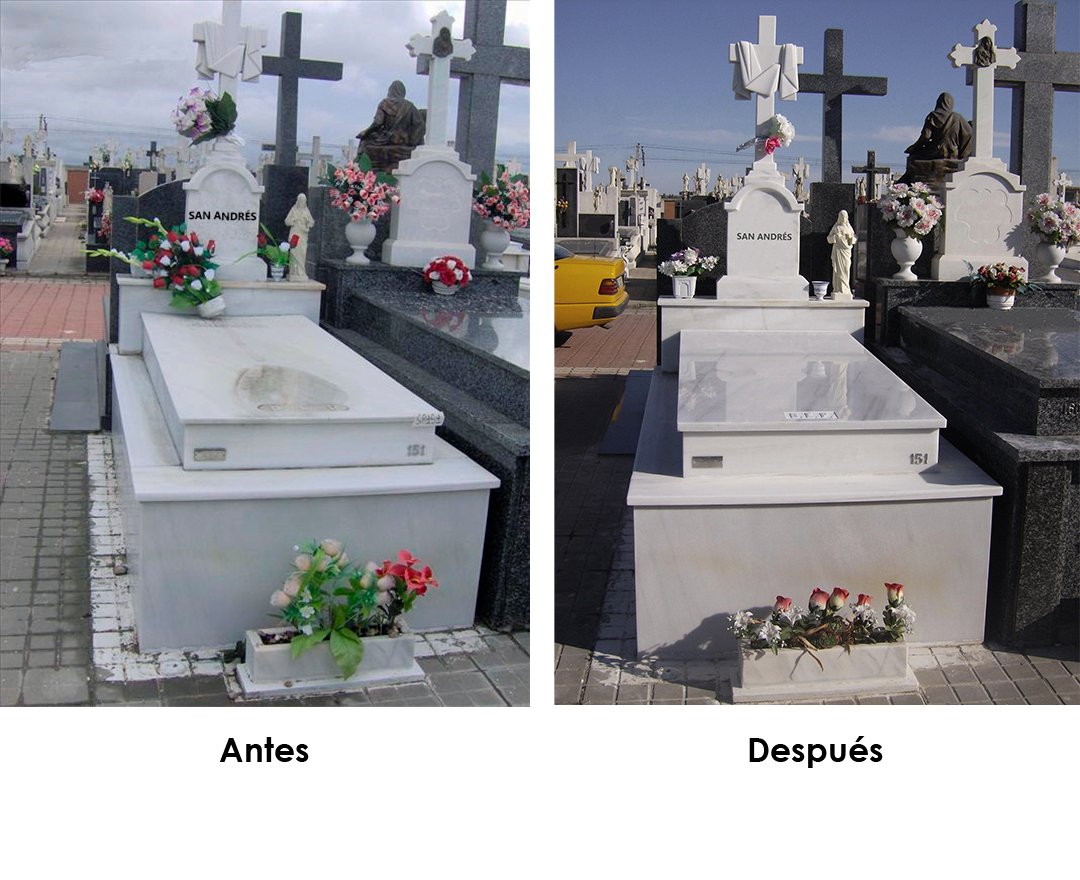 Panteón de mármol 2 – Mármoles y Limpiezas San Andrés